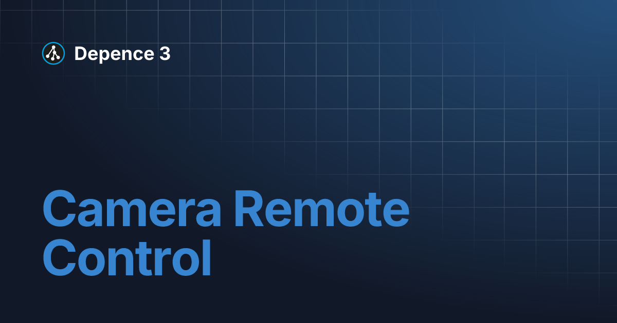 Camera Remote Control | Depence 3